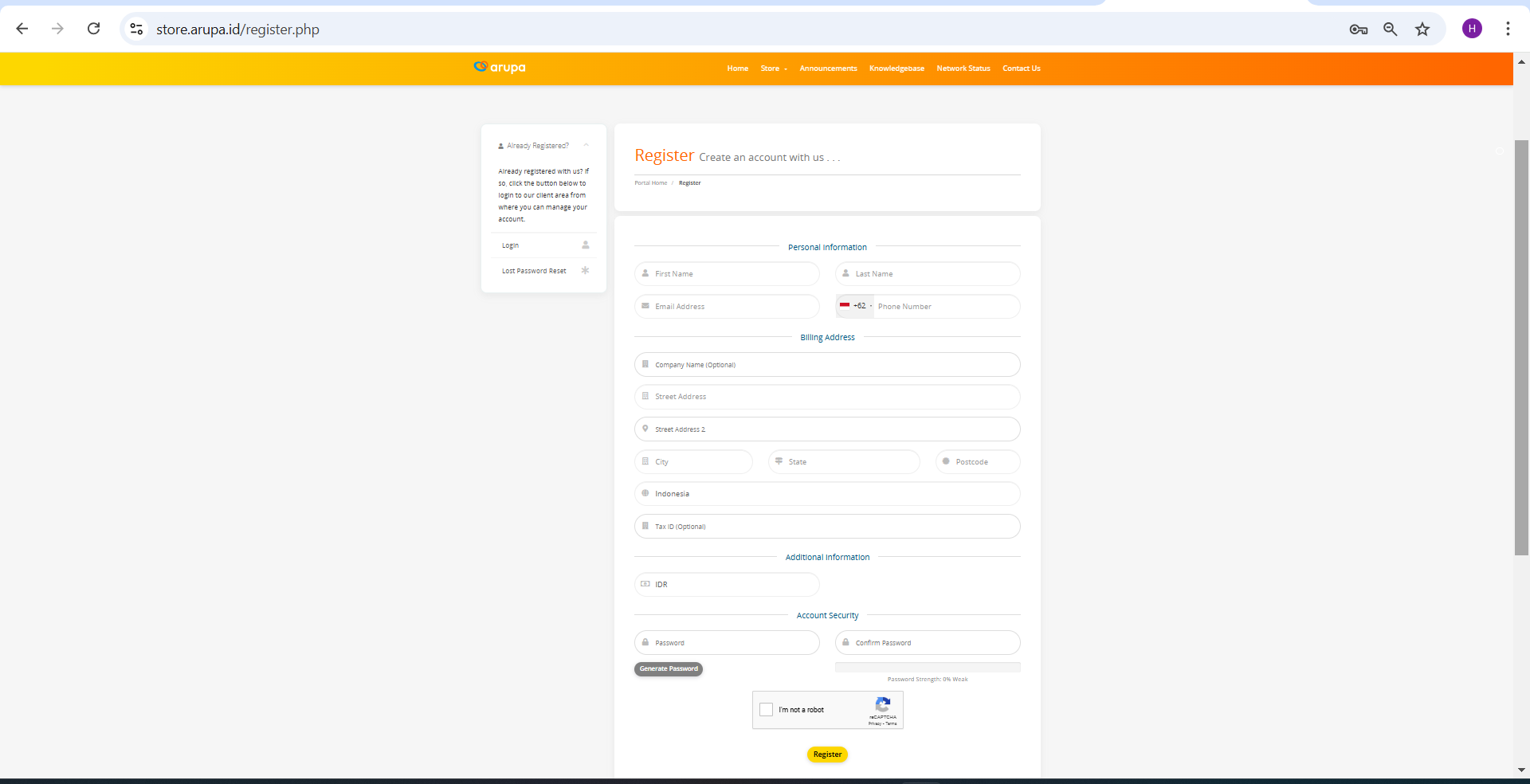 Ordering Arupa Object Storage & Create Bucket – Arupa Cloud Nusantara